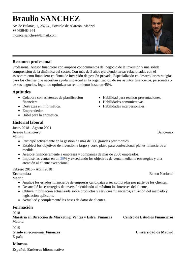 17 Plantillas de Curriculum Vitae en Word para Descargar